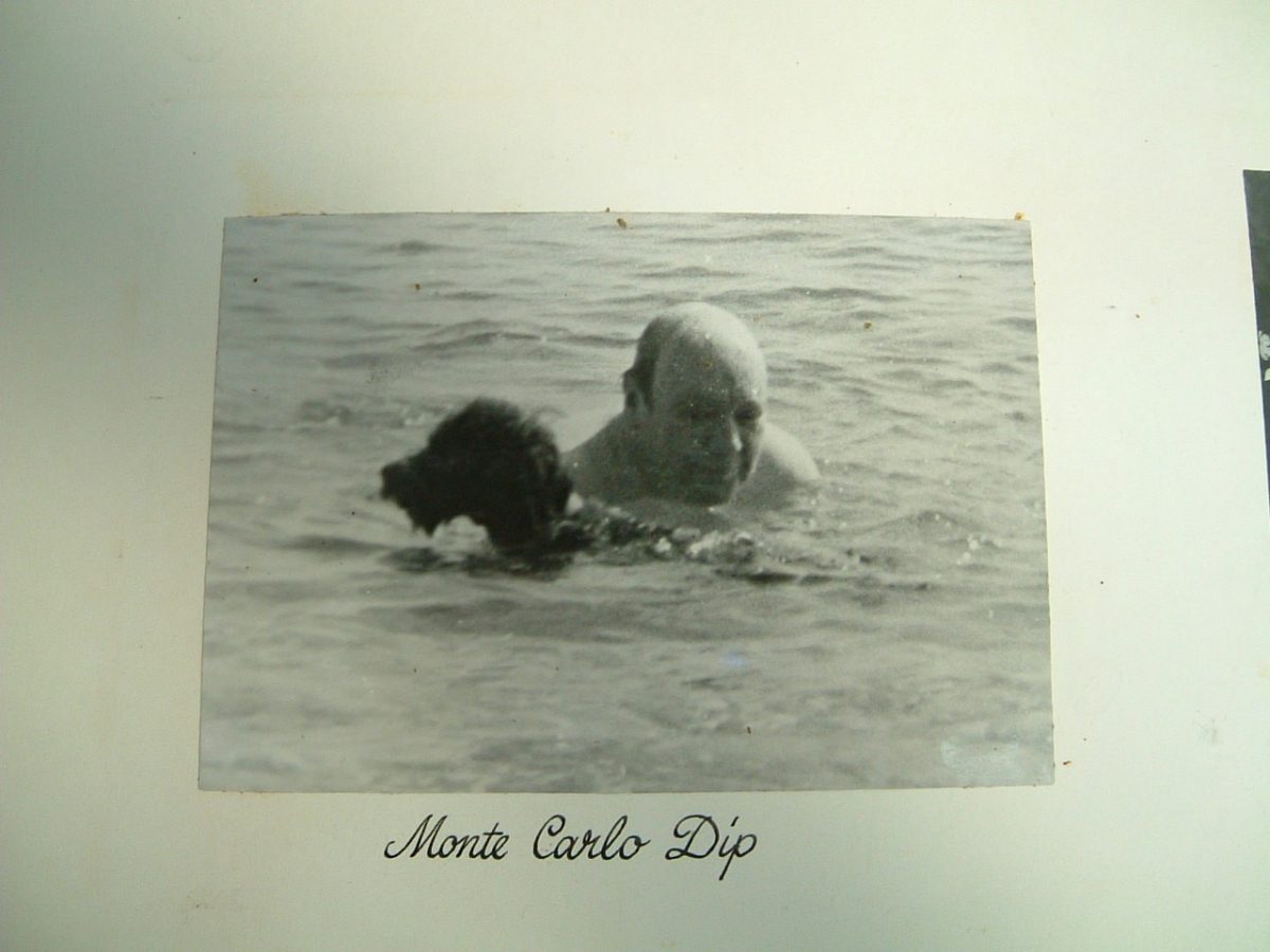 Winston Churchill swimming in Monte Carlo - International Churchill Society