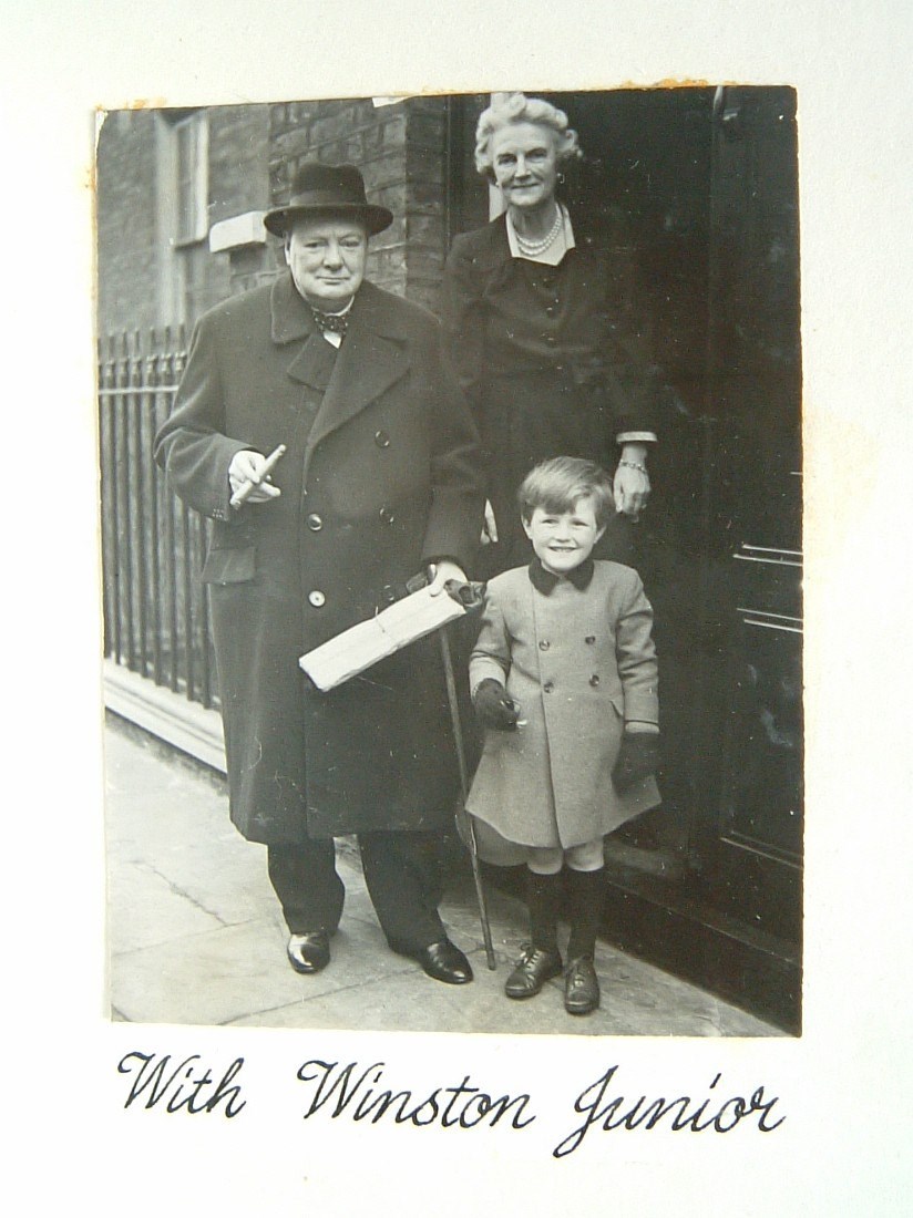 The Churchills with their grandson, Randolph’s son, who was born at the ...