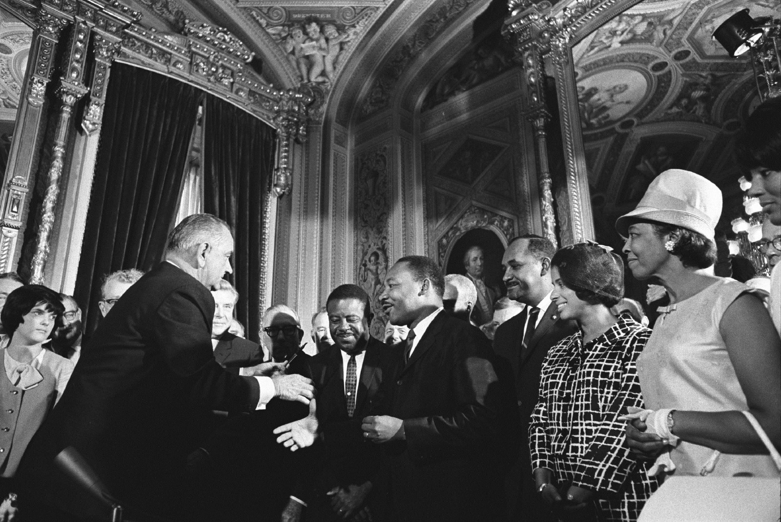 Lyndon Johnson and Martin Luther King, Jr. - International Churchill ...