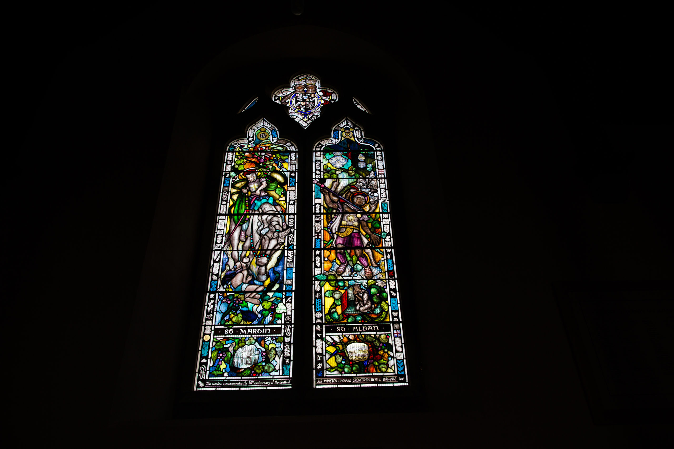 Sir Winston Churchill Memorial Window, St. Martin’s Church, Bladon ...