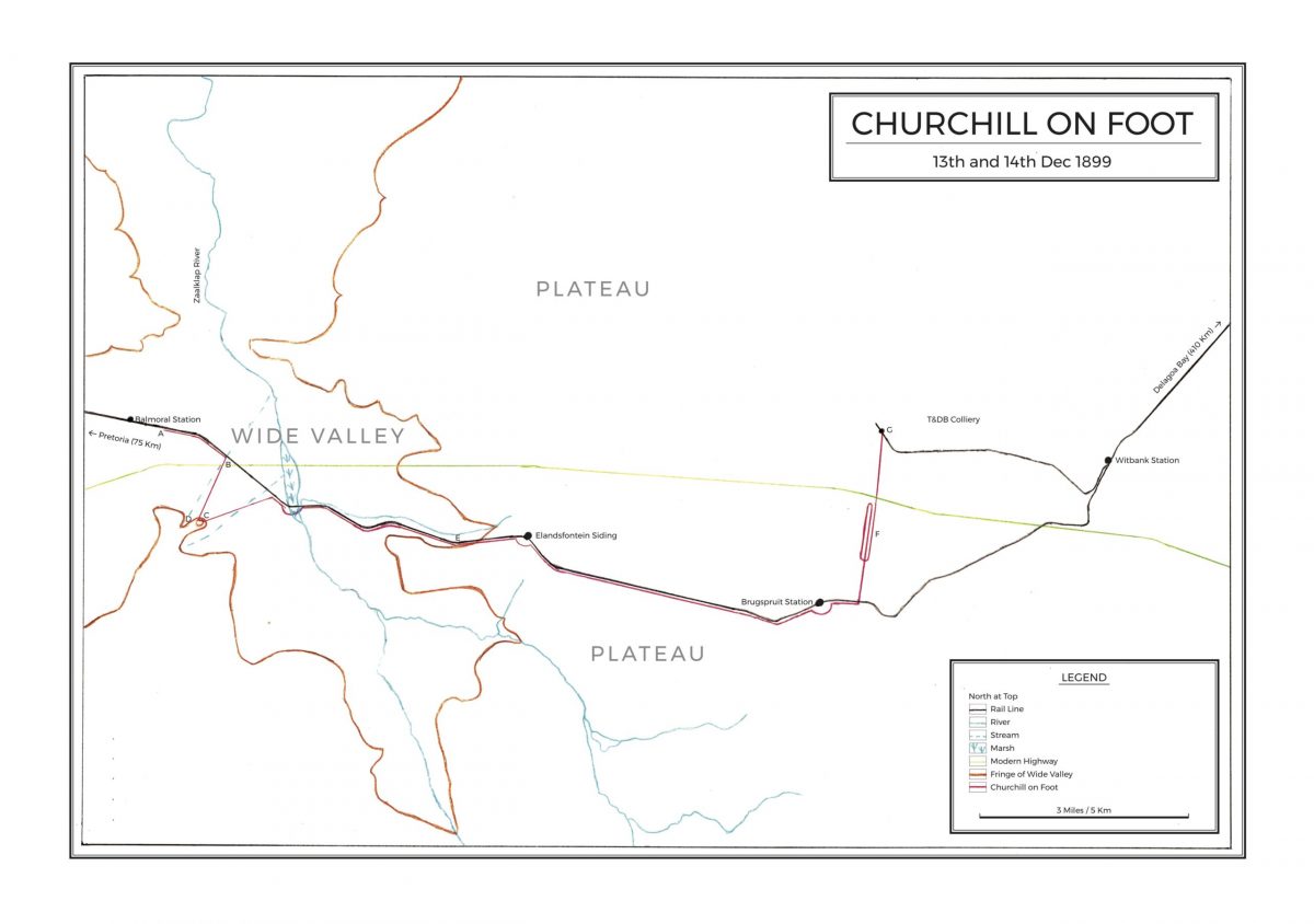 Churchill on Foot—13 & 14 December 1899 - International Churchill Society