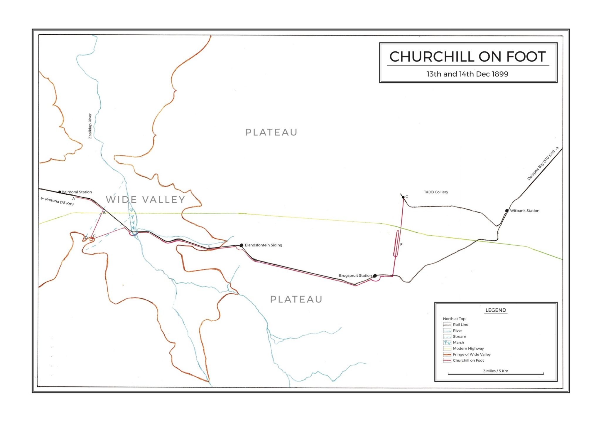 Churchill on Foot—13 & 14 December 1899 - International Churchill Society