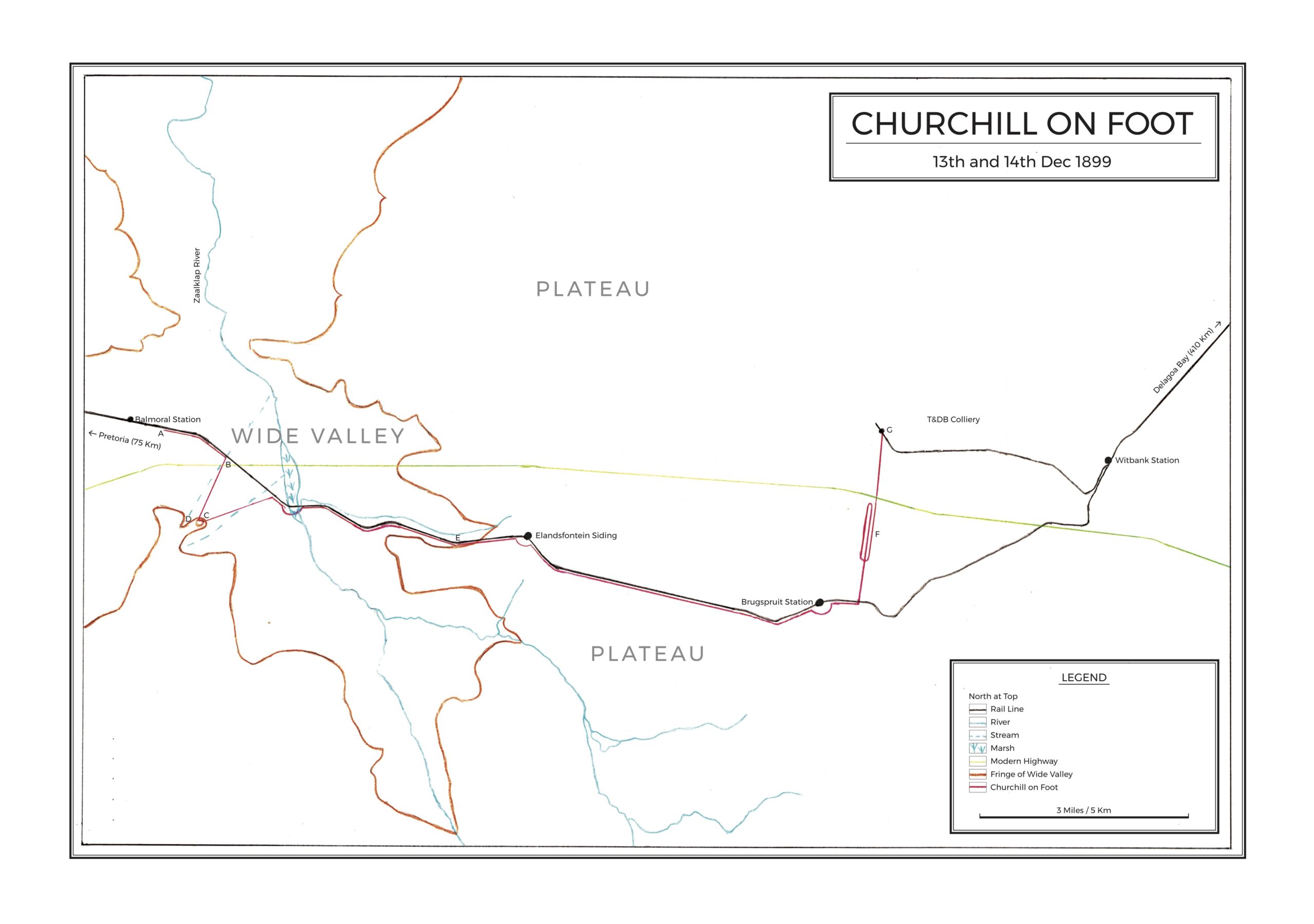 Churchill on Foot—13 & 14 December 1899 - International Churchill Society