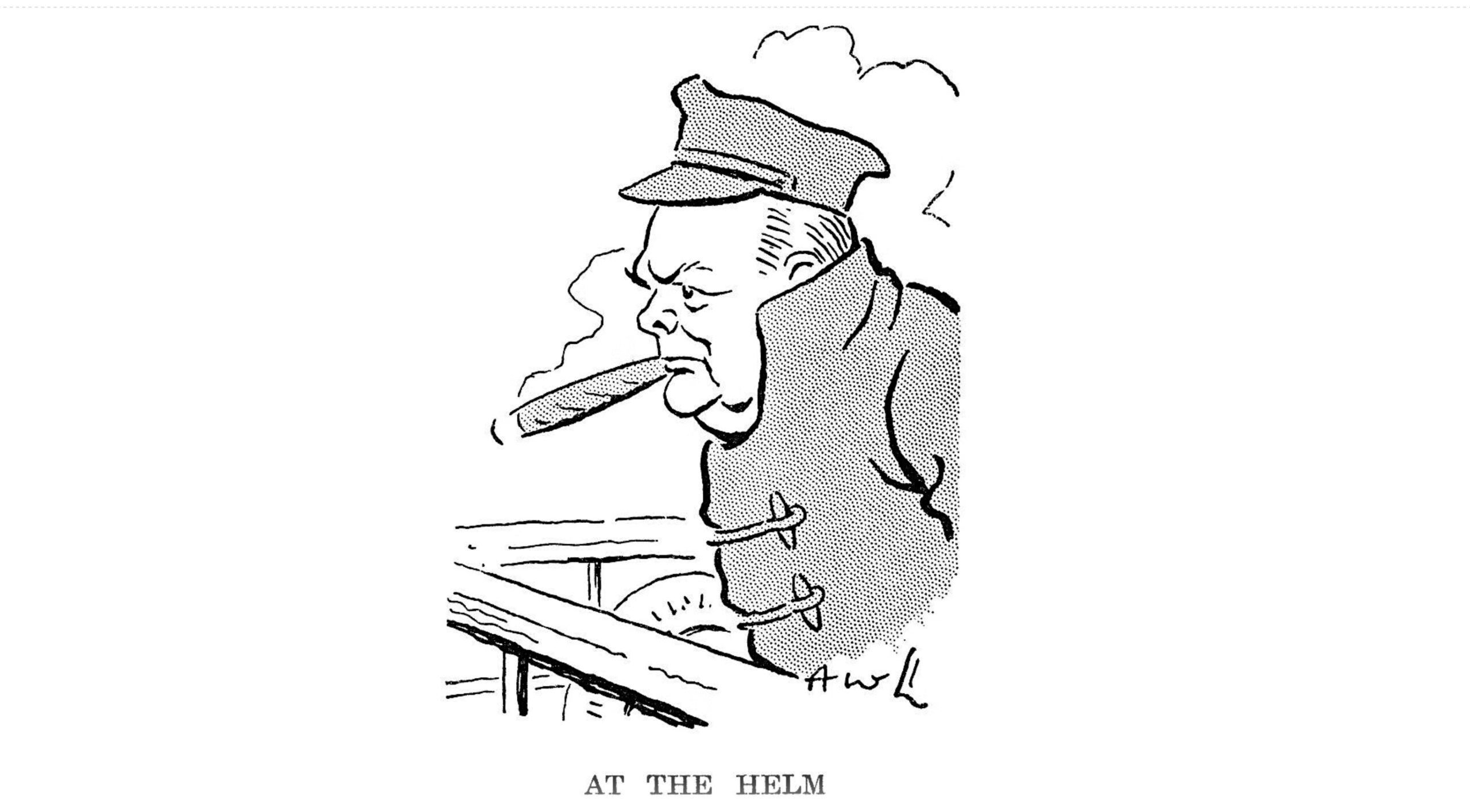 "Churchill in Punch" with Katherine Carter and Gary Stiles ...