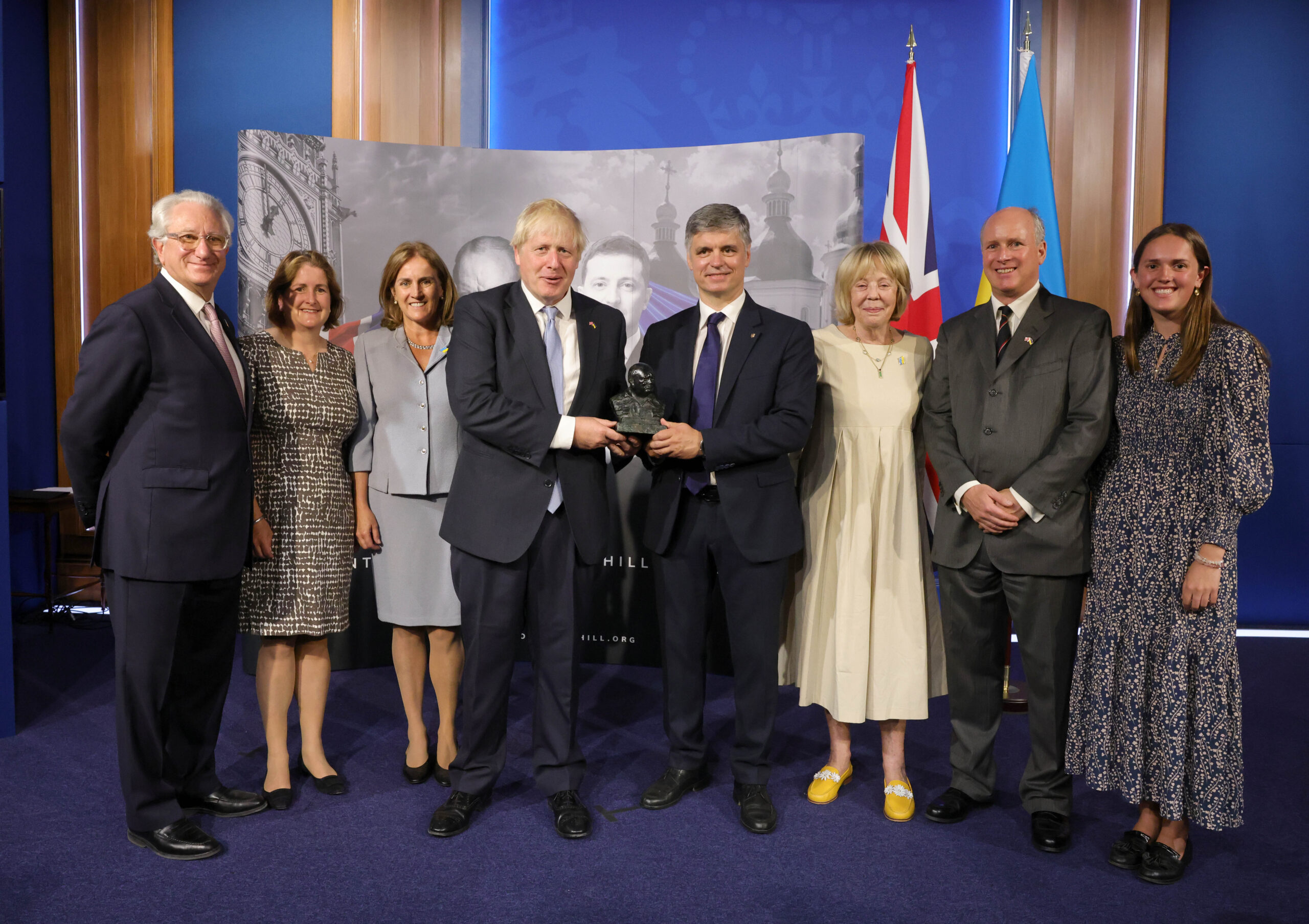 Presentation of Sir Winston Churchill Leadership Award - International ...